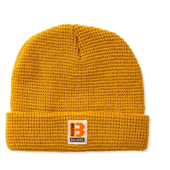 Brixton | Accessories | New Brixton Waffle Knit Beanie In Gold | Poshmark
